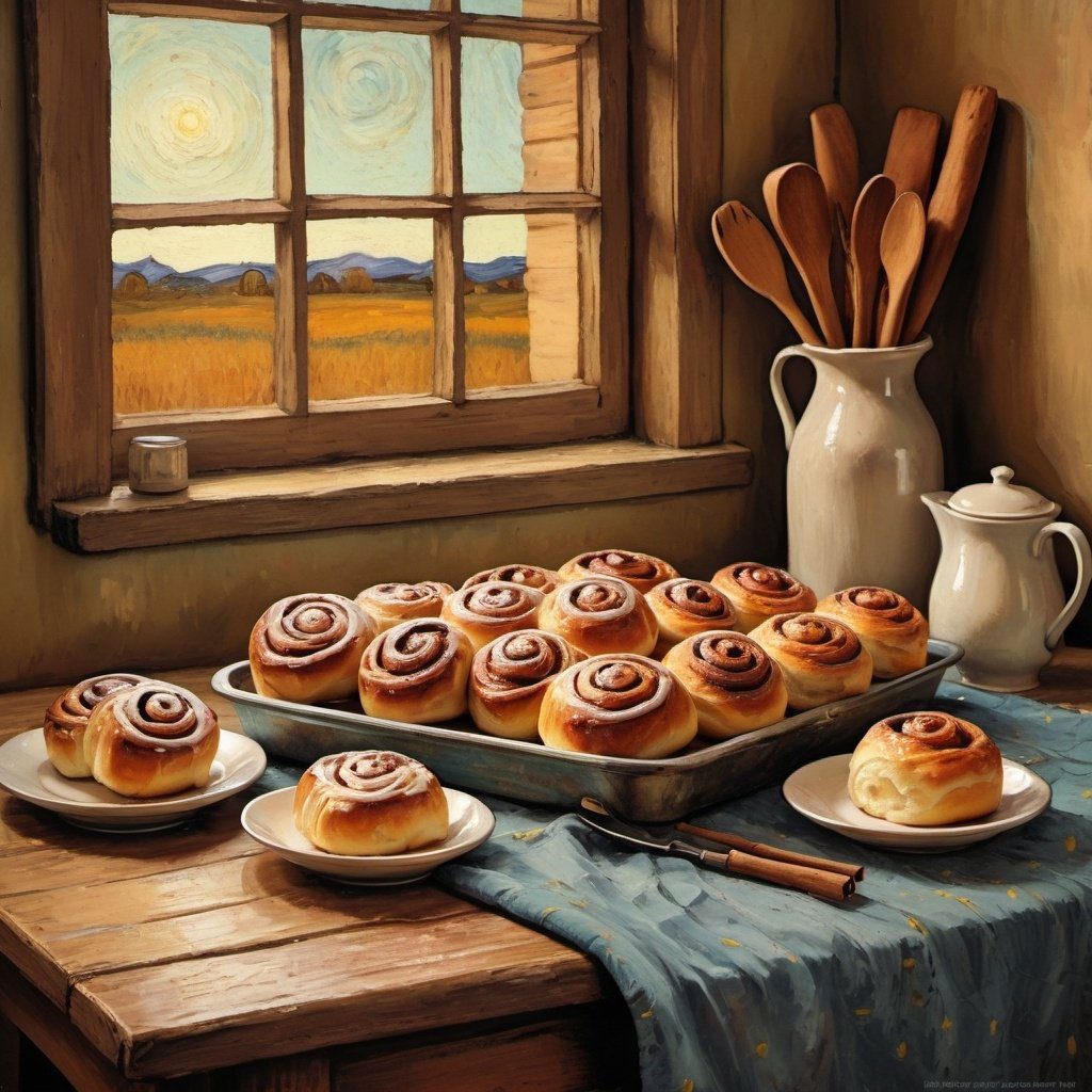 Golden Field Cinnamon Buns | Vincent van Dough Baking Company